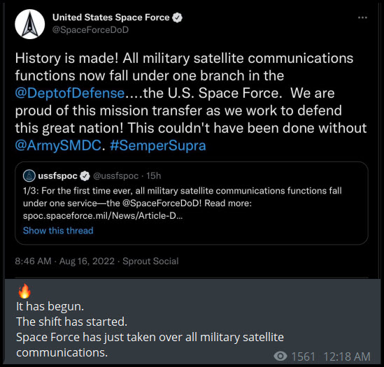 Space Force has just taken over all military satellite communications ...