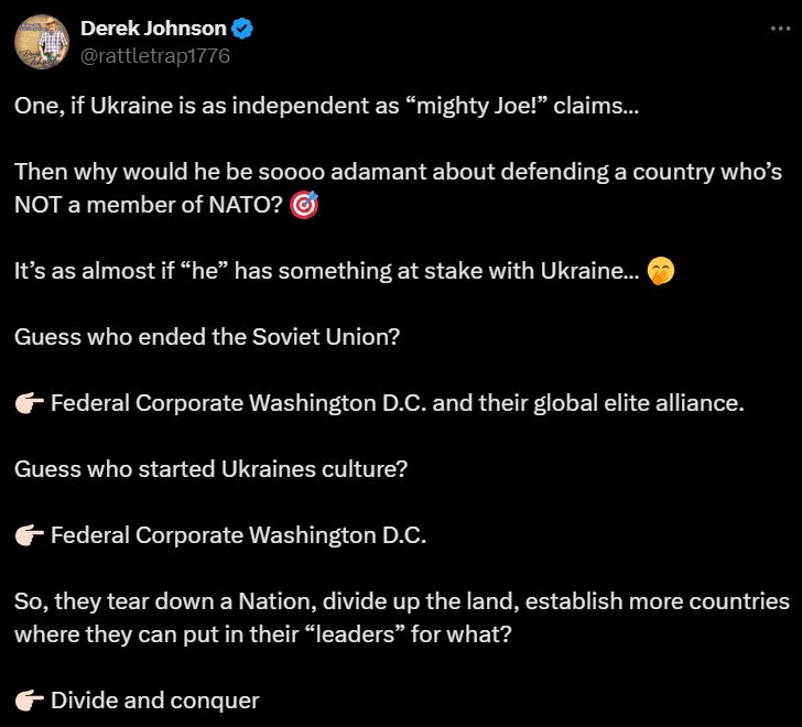 It’s as almost if “JOE” has something at stake with Ukraine… - The True ...